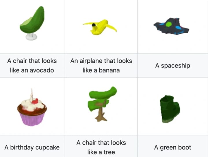 OpenAI, 새로운 텍스트-3D 이미지 생성용 Shap-E 출시